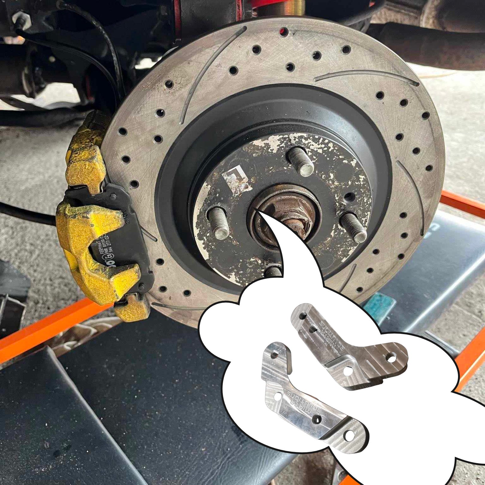 Rear brake adapters MX-5 NA/NB — mid-to-big brake conversion ...